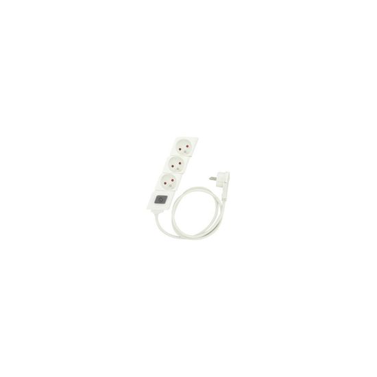 Bloc Multiprise Fiche Plate 3 X 2p+t - Dhome - Cdiscount Bricolage