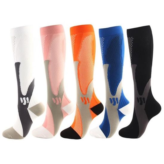 Bas,Bas de Compression pour hommes et femmes, 4-5-6-7 paires, adaptés ...