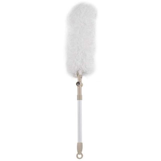 PLUMEAU,White--Plumeau télescopique en microfibre avec poignée réglable ...