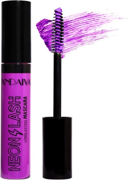 Mascara Néon Uv Glow Mascara Coloré Arc-En-Ciel Effet Allongeant Et ...