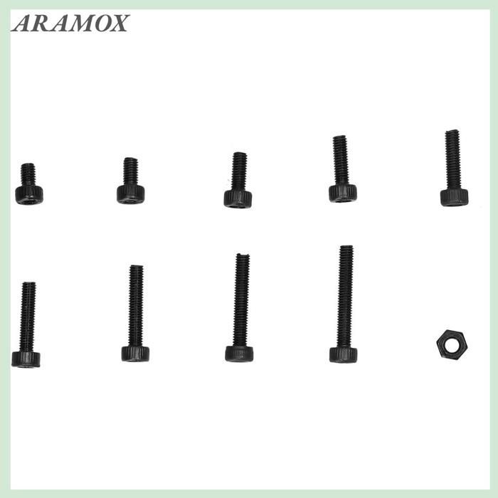 ARAMOX Vis Hex Vis assortiment Écrous à Vis Hexagonales M3, 300 Vis et ...