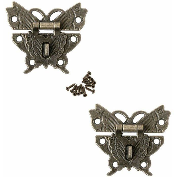 Antique Verrous, Moraillon Loquet Serrure Fermoir Serrure à boucle ...