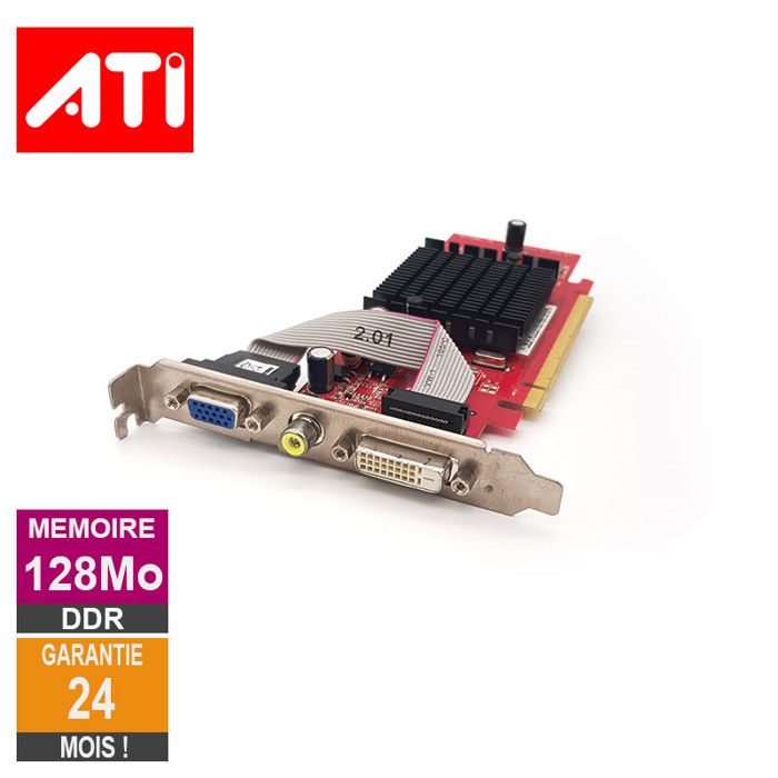 Carte graphique ASUS ATI Radeon EAX300SE 128Mo DDR PCI-e DVI VGA RCA ...