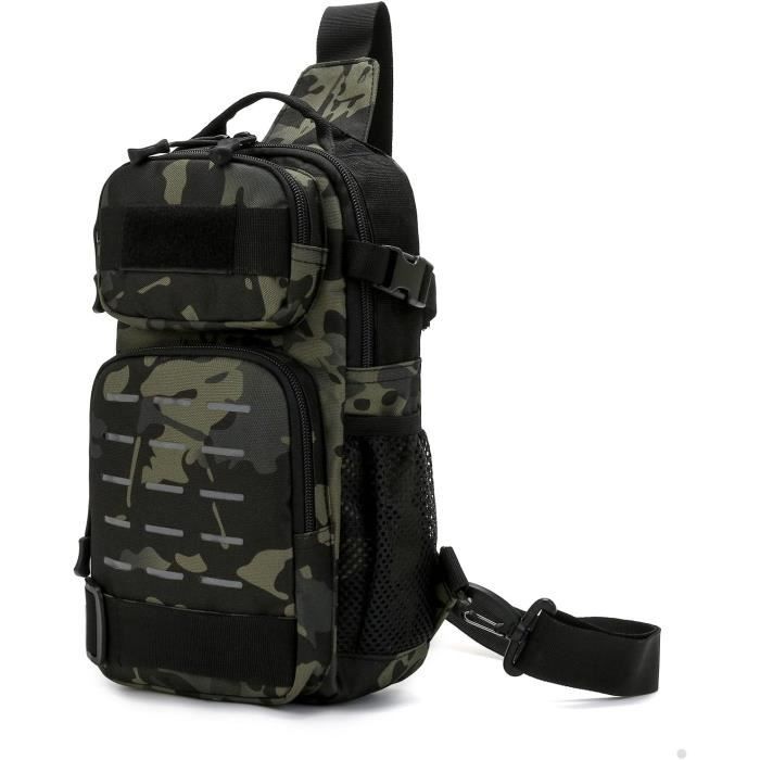 Sac De Poitrine Tactique Sacoche Bandouliere Cross Body Sac A Dos ...