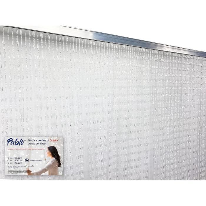 Pablo © Rideau à Perles Anti-Insectes, en PVC, Anti-Bruit, Barre ...