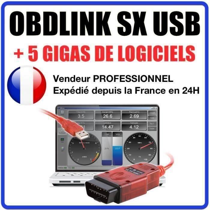 OBDLink SX USB : diagnostic professionnel 16 bits spécial Multiecuscan RENOLINK bes20694 ...