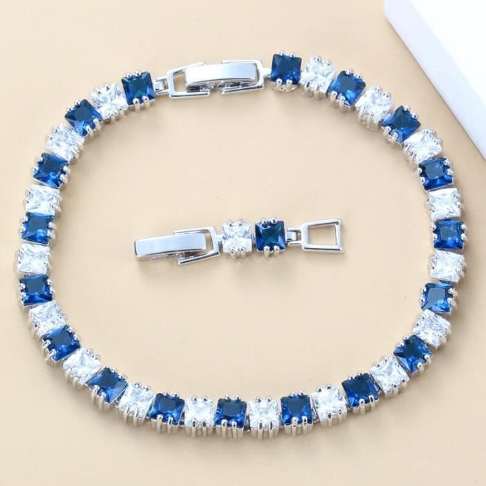 Bracelet CRAZE CL5EP 925 Mark West Style Magic Cubic Zirconia Link ...
