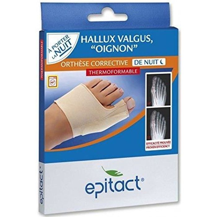 Epitact Orthèse Corrective Hallux Valgus Nuit Taille M - Cdiscount Sport
