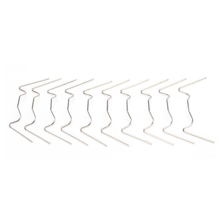 Fdit Outil de clips de vitrage de serre 100 pièces W Type serre vitrage ...