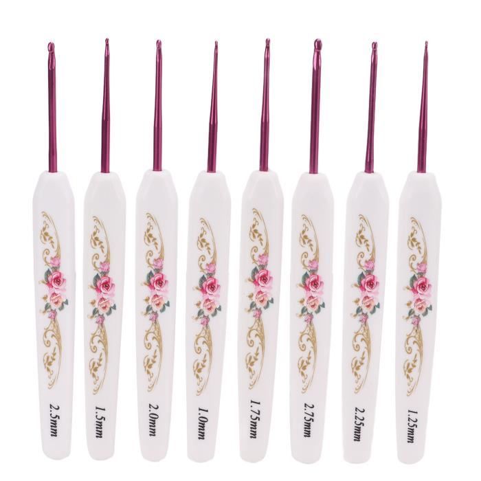 Kit de crochet Ensemble d'aiguilles à tricoter Crochet Crochets ...