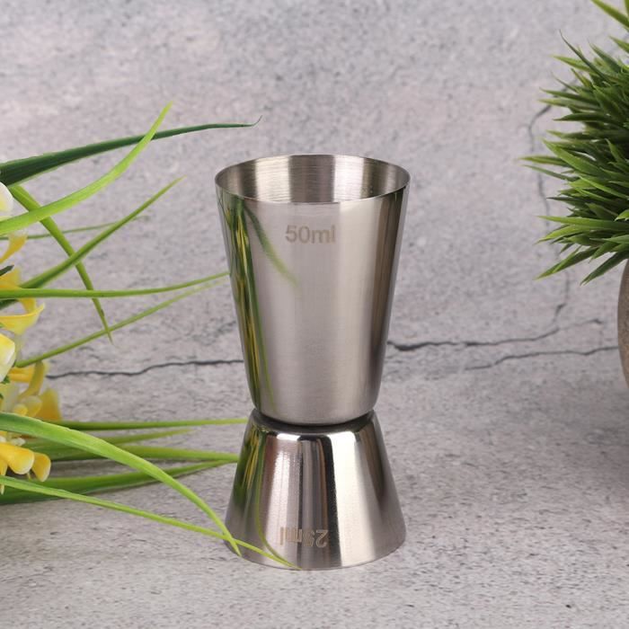 Fdit Mesure Jigger Doseur de Liqueur Double en 304 Acier Inoxydable ...