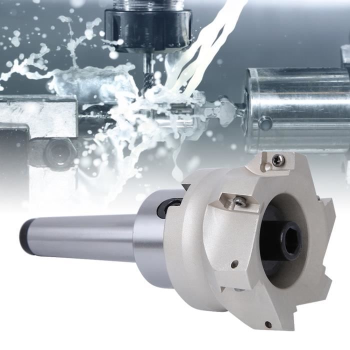 GOTOTOP Support de fraisage CNC Porte-Mandrin à Pinces MTB3-FMB27 + 80 Fraises + 1604APMT ...