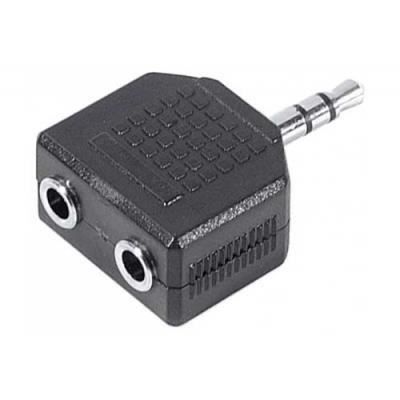 INECK® Doubleur Jack 3.5mm Adaptateur Audio 2 Fiche Femelle vers 1 ...