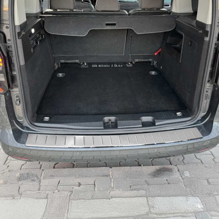 Protection seuil coffre pare-chocs pour VW Caddy 5 2021-2025 inox ...