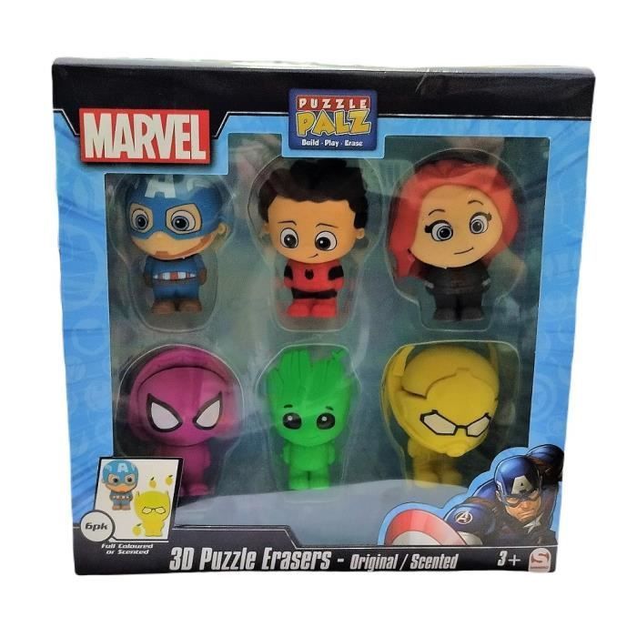 Puzzle 3D Marvel Erasers PalZ - Cdiscount Jeux - Jouets