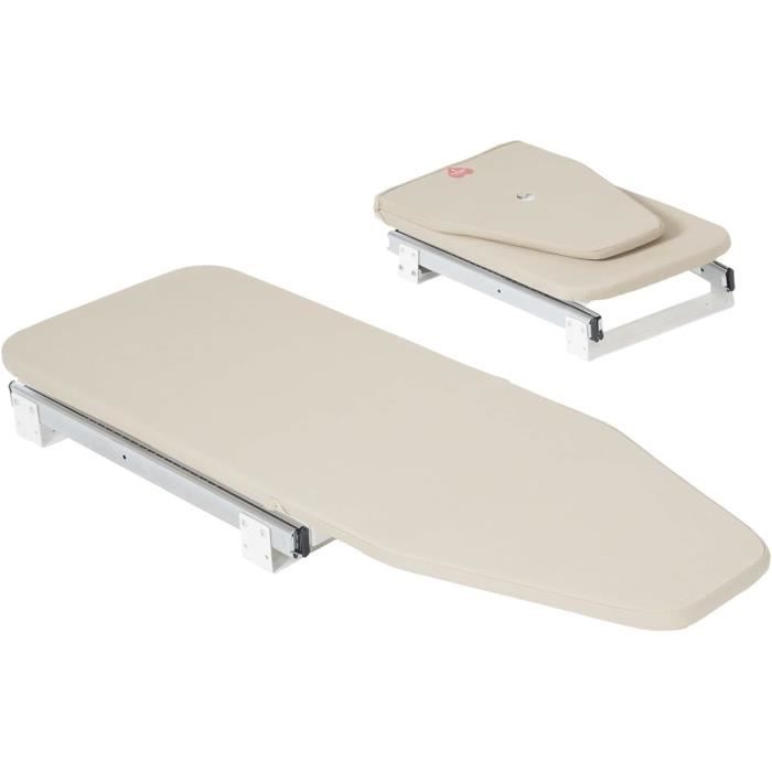 Table À Repasser En Bois Pliante Et Rotative Avec Coussin Rembourré ...