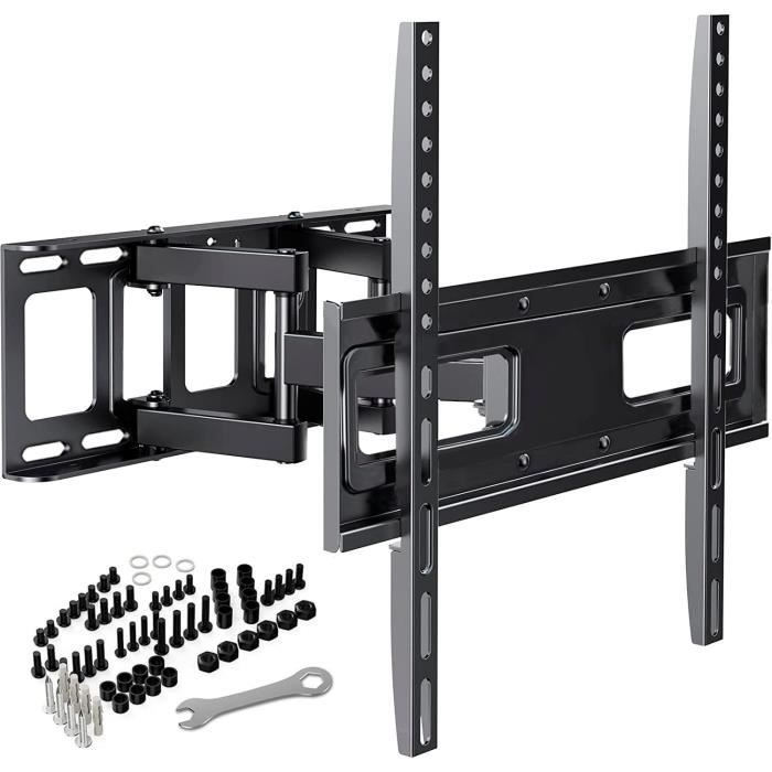 Support Mural Tv, Inclinable Et Orientable Support Tv Pour Écrans 32-65 ...