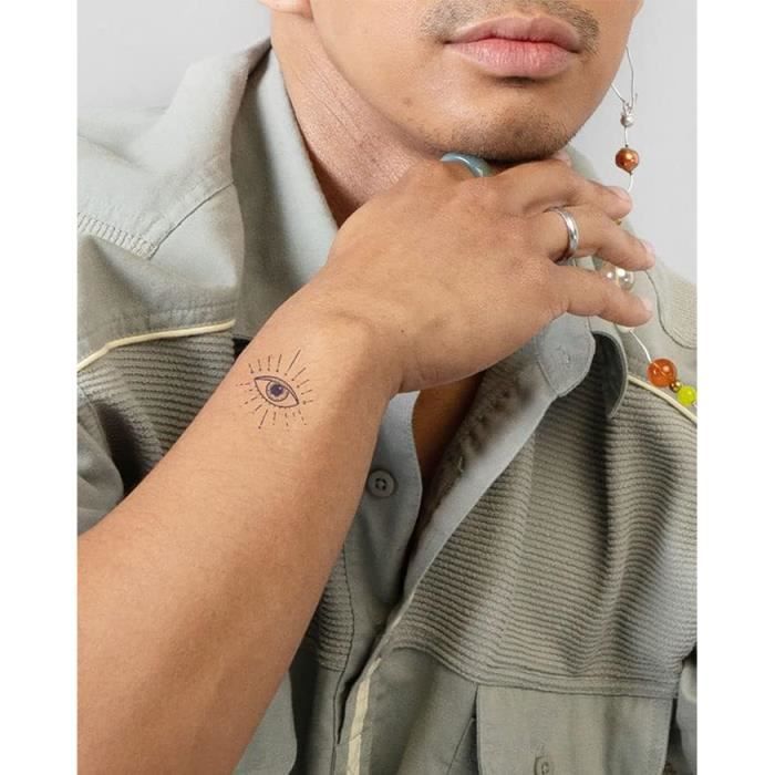 Temporary Tattoos,Semi-Permanent Tattoo,One Premium Easy Long Lasting ...