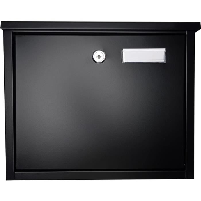Boite Postale Extérieure Boite Postale Murale avec Serrure Acier ...
