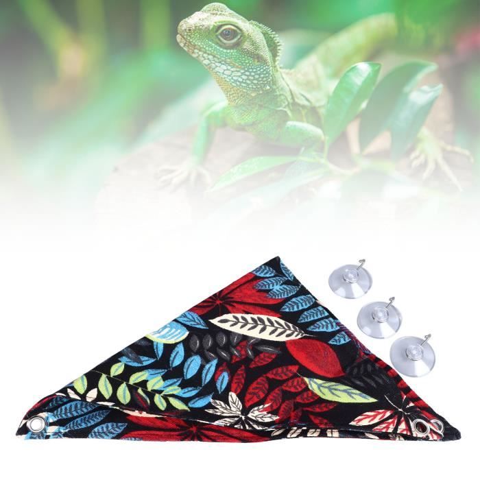 YOSOO Hamac Reptiles Triangle à Motif Fleur Coloré pour Dragon Barbu ...