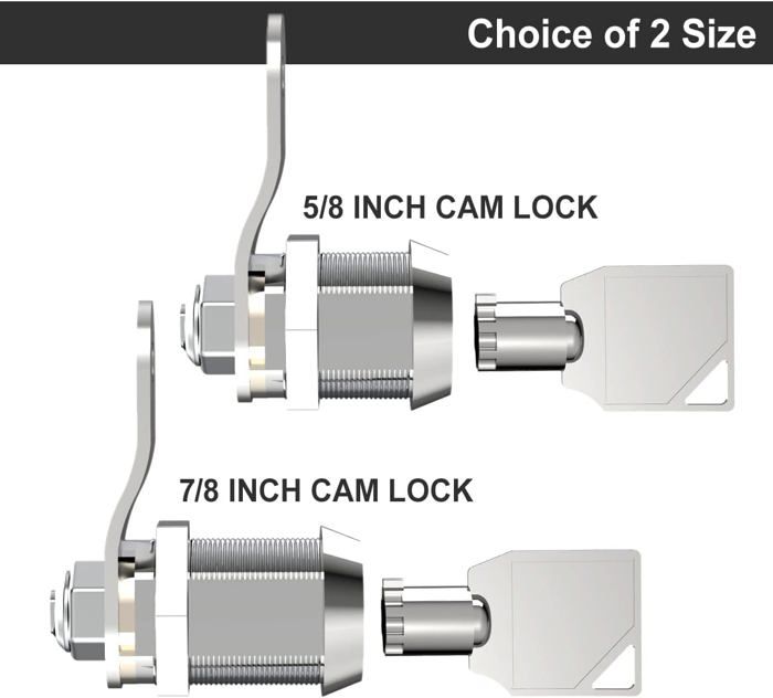 5X Arcade Machine Cash Box Tool Box Tub Lock Cam Lock Cabinet Atom Lock ...