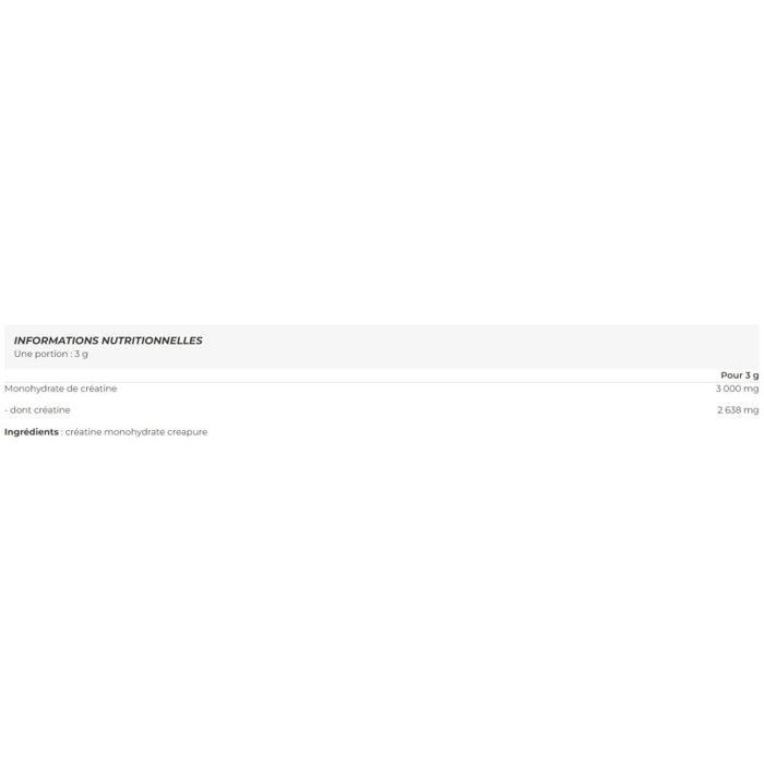 Créatines - Nutrimuscle - Creatine creapure (150g) - Cdiscount Sport