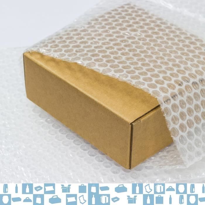 Rouleau de Papier Bulle 100 cm x 25 m | Film à Bulles Etirable pour ...