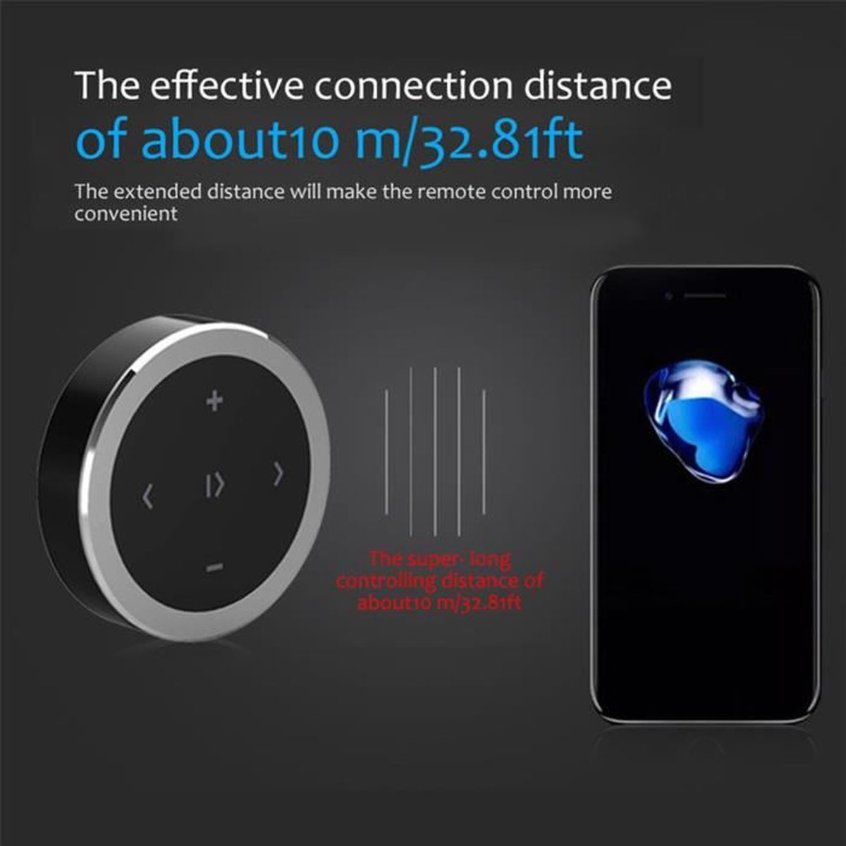 XIT Télécommande Bluetooth de voiture Bouton multimédia Bluetooth Kit ...