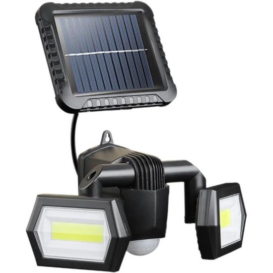 1 Pc Applique Murale Solaire Lampe Capteur De Lumière Extérieur Capteur De Lumière Solaire ...