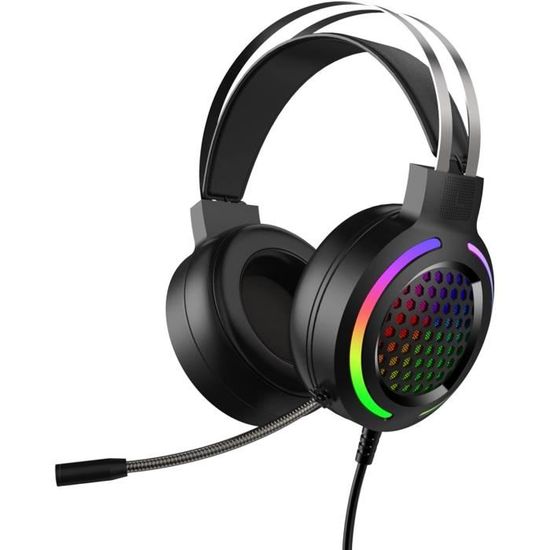 Casque Gaming Avec Micro, Casque Gaming Pc Avec Micro Anti Bruit Casque ...