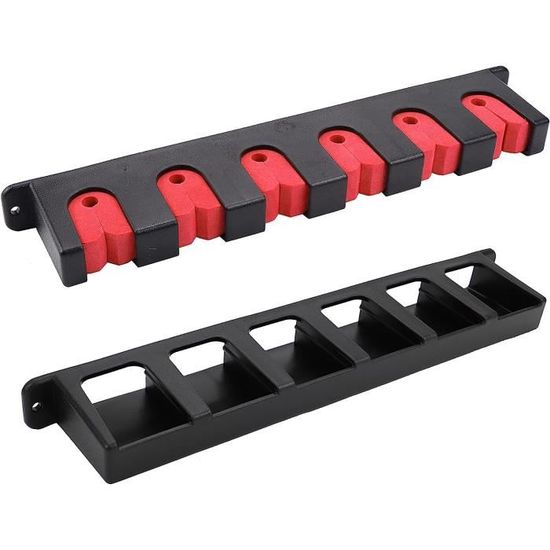 Support Canne à Pêche Mural, Ratelier Canne à Pêche Stockage de 6 Pôles ...