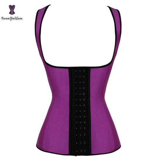Bustier-corset,Corset en Latex désossé en spirale, gilet sous le buste ...