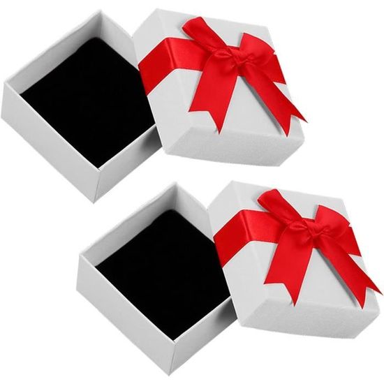 Lot De 2 Petites Boîtes Cadeaux - TRAHOO - Emballage cadeau pour bijoux ...