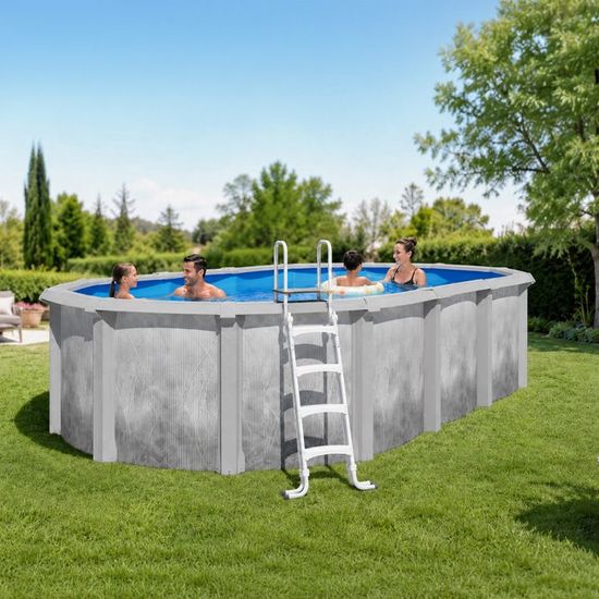 Piscine Hors Sol Acier Ovale