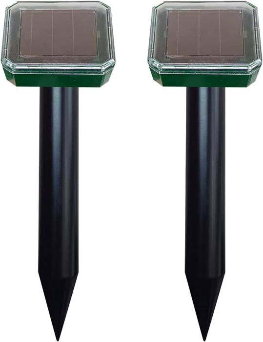 RUNADI Lot de 2 répulsifs solaires pour Taupes – Repulsif Serpent ...