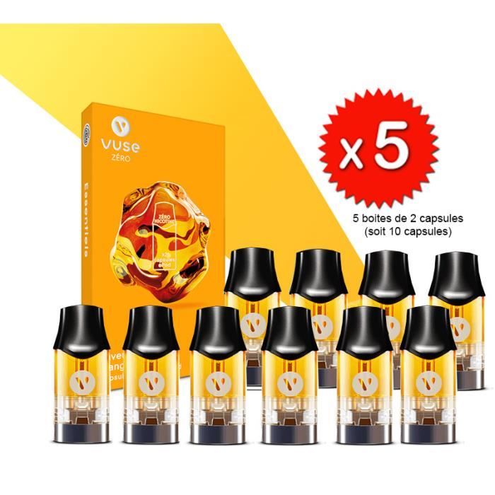 LOT DE 5 BOITES DE 2 CAPSULES EPOD DE VUSE - SAVEUR MANGUE TROPICALE EN ...