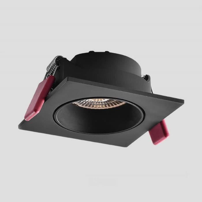 Spot Carré, Spot Encastrable À Led, Plafonnier Pour La Maison, Le Salon ...