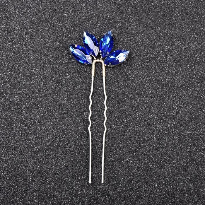 Épingles à cheveux en cristal pour femmes, accessoires bijoux de ...