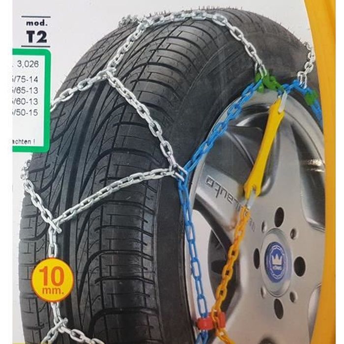 König chaîne neige T2 No Problem - Taille 050 - Cdiscount Auto