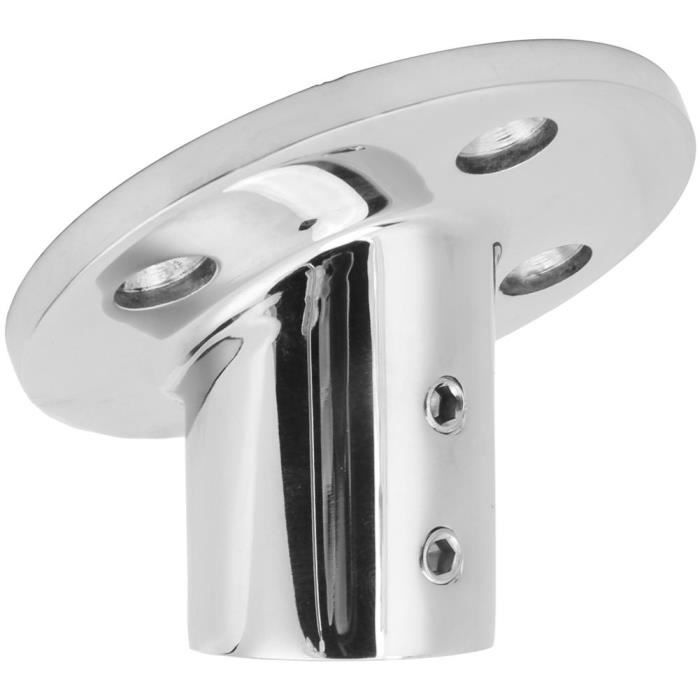 Qiilu poteau rond de main courante Raccord de garde-corps à base de ...