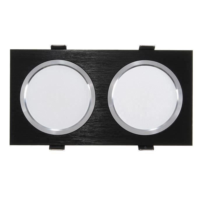 BO 3W LED Plafonnier Lampe de Plafond Double Ronde Lumière Eclairage ...