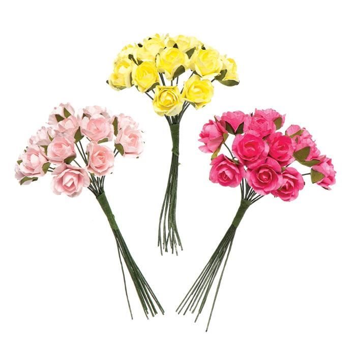 Baker Ross Mini roses en papier que les enfants pourront fabriquer ...