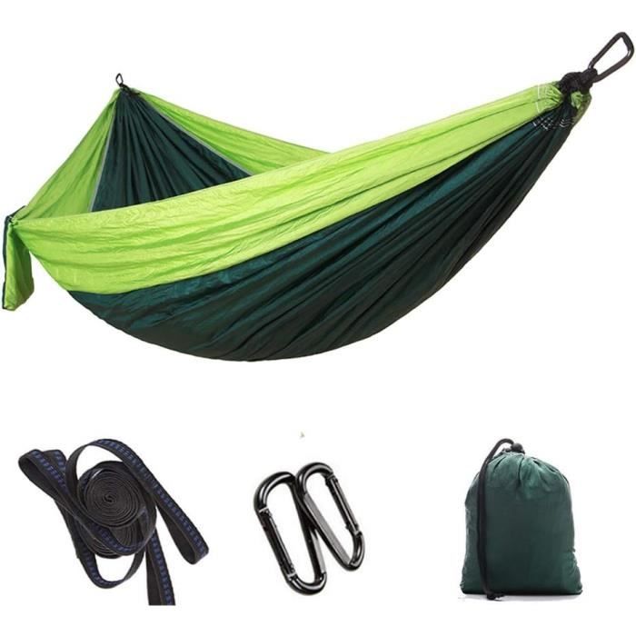 Hamac Portable, Double Simple Camping Hamacs, Léger En Nylon Hamacs ...