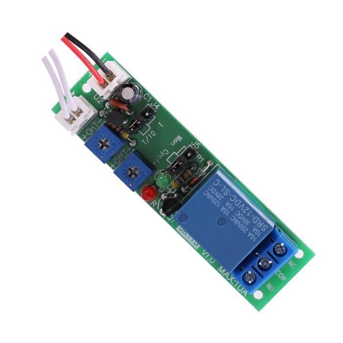 Module De Relais Cikonielf Minuterie Haute Précision 2 Modes 70x20x18mm Cdiscount