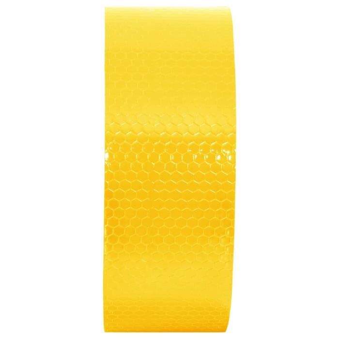 Drfeify Bande réfléchissante Jaune 5 cmx20 m PVC XA288 - Cdiscount