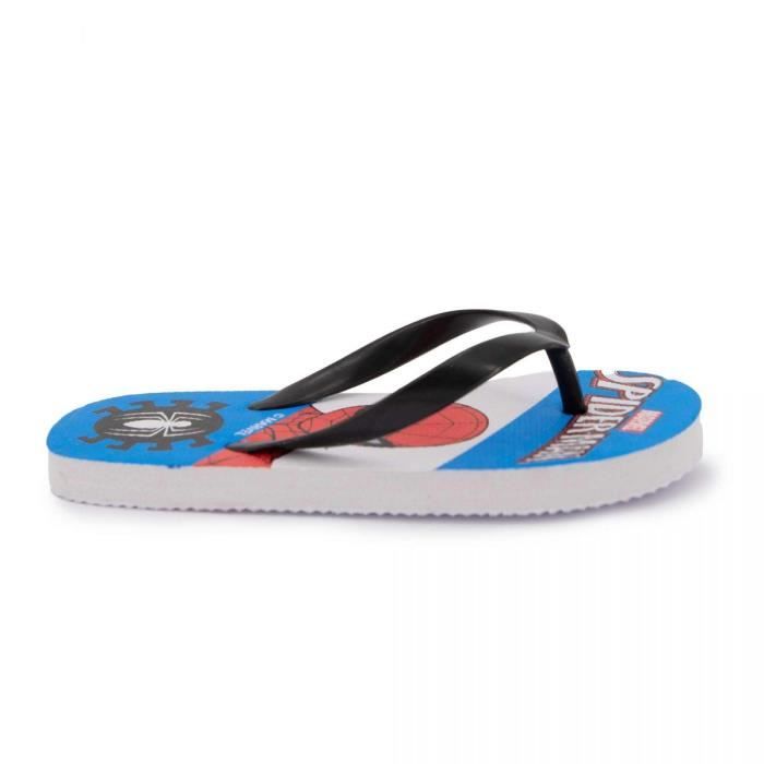 Tongs Spiderman Enfant - MARVEL - Noir - Synthétique - Cdiscount Sport