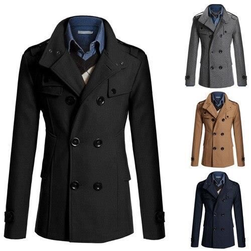 Manteau - caban,2022 marque Nouveaux hommes Vestes De Laine Hommes ...