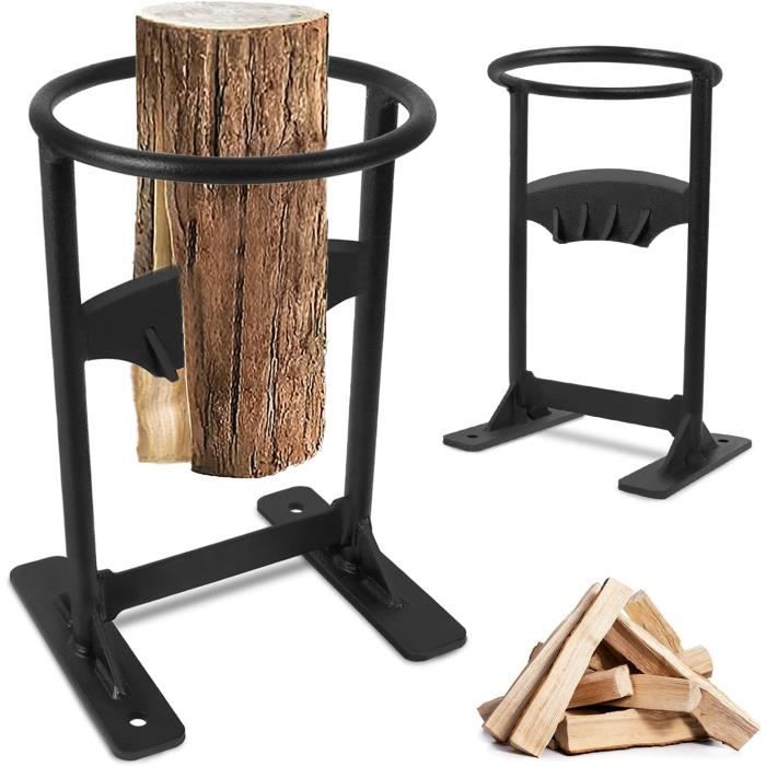 Fendeur de bûches - NAIZY - Manuel - Portable - 23 cm - Couleur noire ...