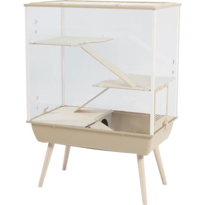 Cage ZOLUX Nevo Royal 77 cm - Beige - Pour rongeur - Cdiscount