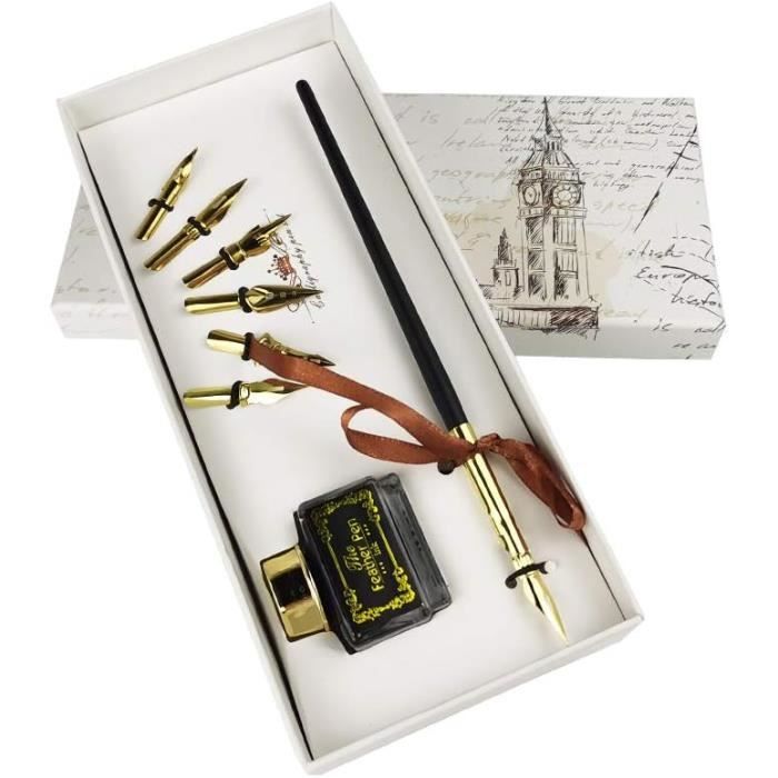 Genrics Stylo de Calligraphie eois à Main, stylos à plume pour la ...